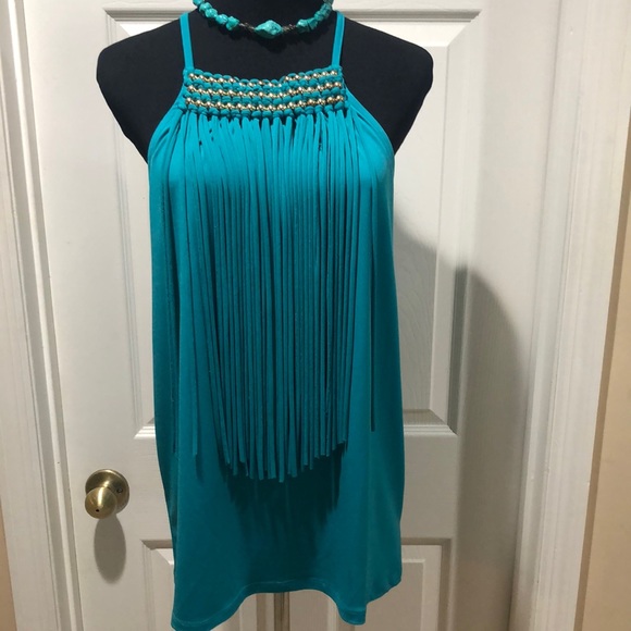 Michael Kors | Tops | Michael Kors Turquoise Top | Poshmark